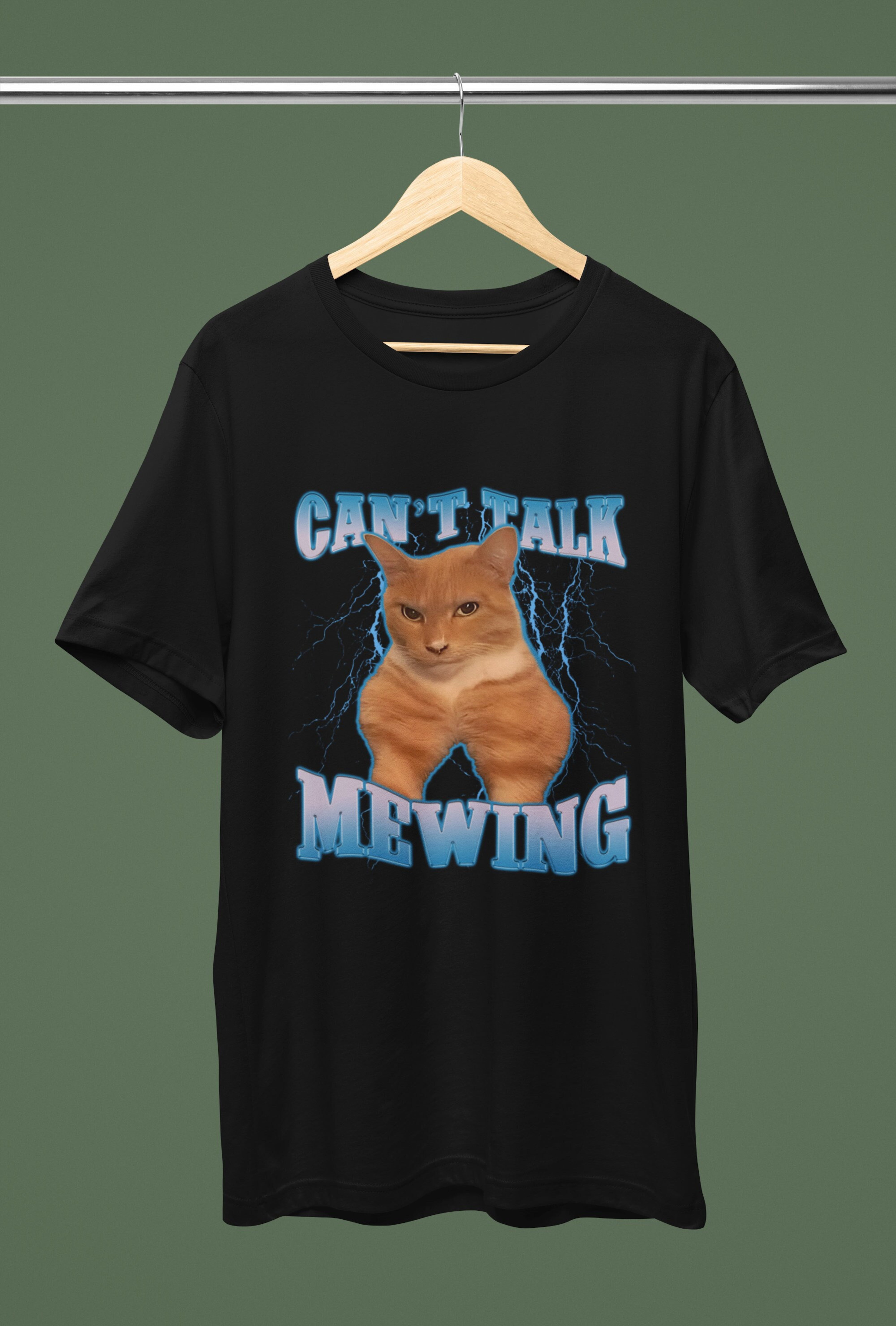 Can'T Talk Mewing Funny Cashirt, Looksmaxxing Shirt, Goofy Ahh Shirt ...