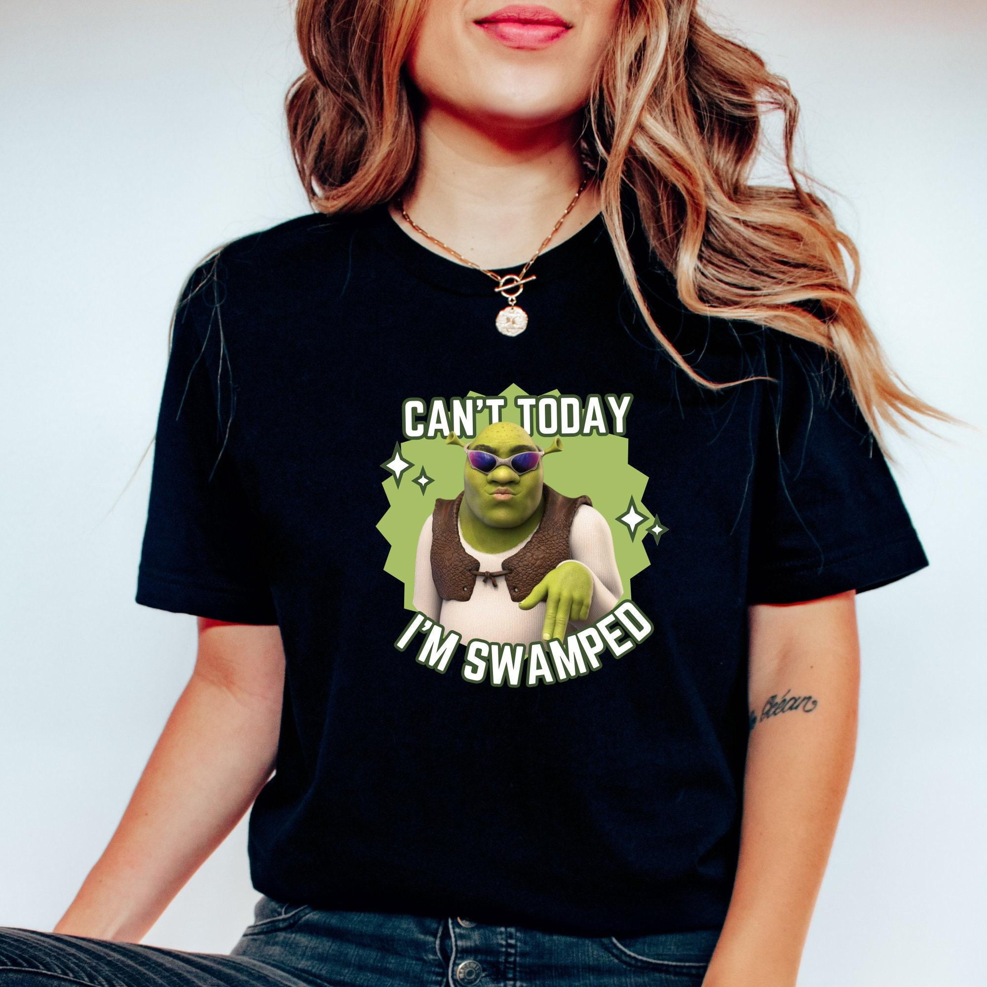 Can'T Today I'M Swamped T-Shirt, Shrek And Fiona Shirt, Funny Shrek ...