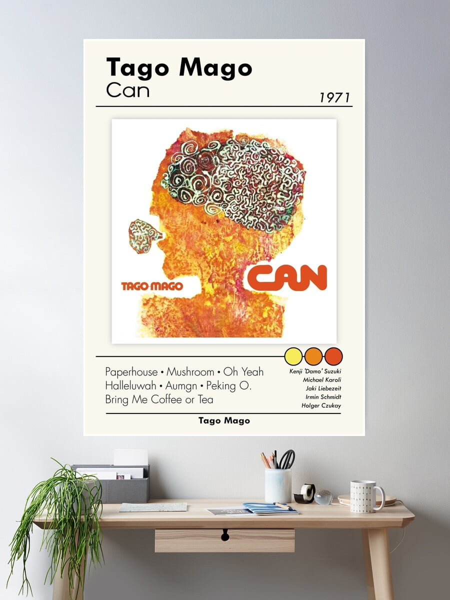 Can - Tago Mago | Album Card Poster Wall Art, Modern Wall Decor For ...