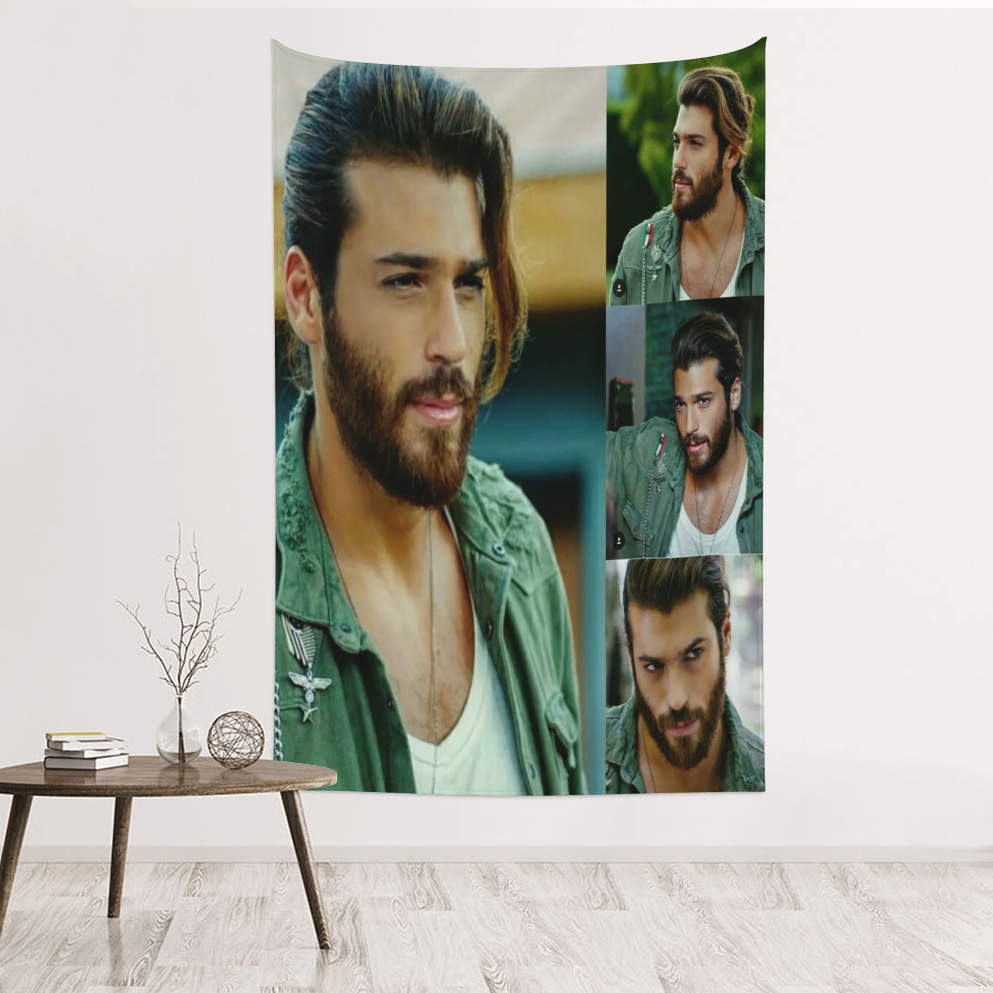Can Yaman Tapestry for Men, Boys Bedroom Living Room Dorm Wall Decor ...