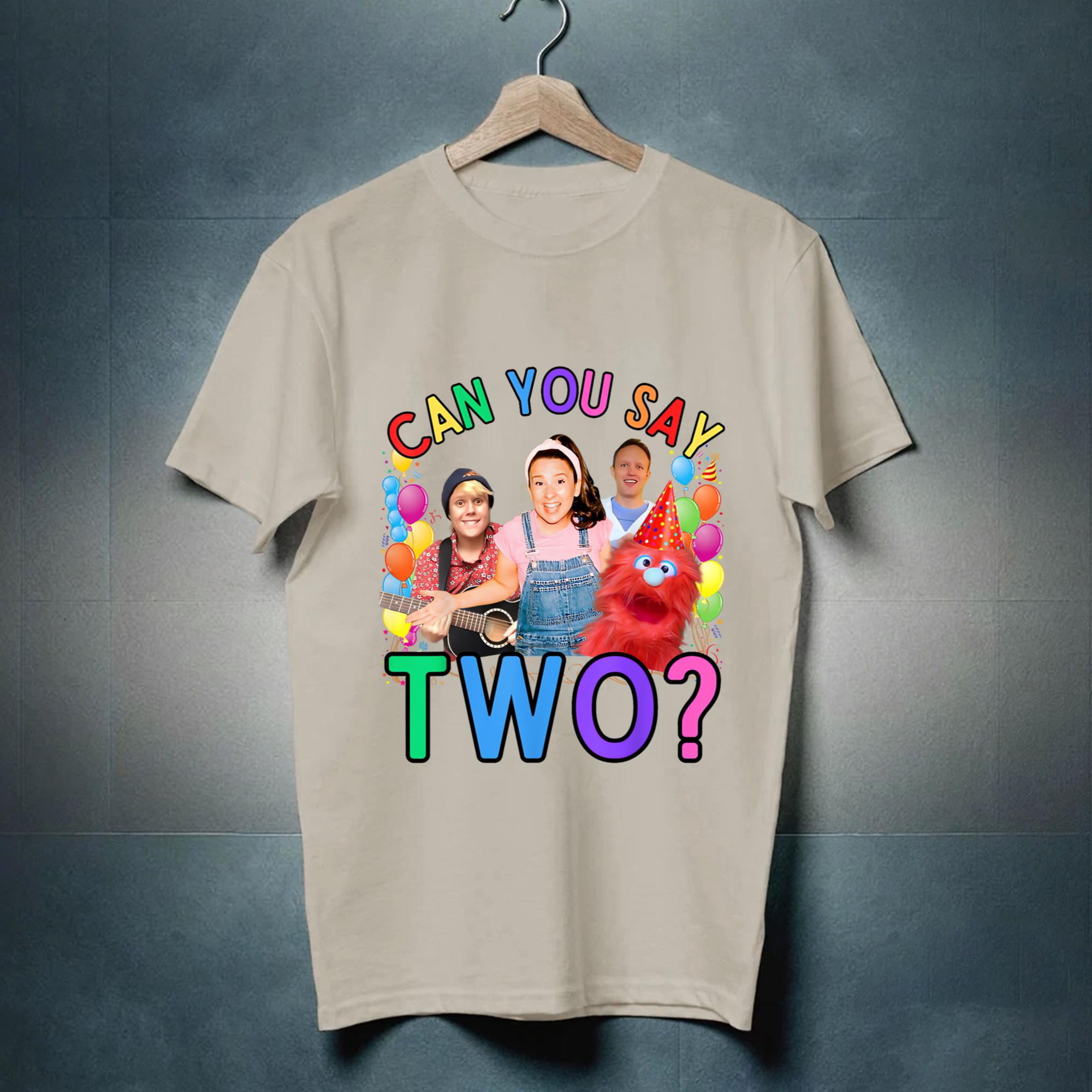 Can You Say Two Shirt – Birthday Toddler Learning Graphic Tee New ...