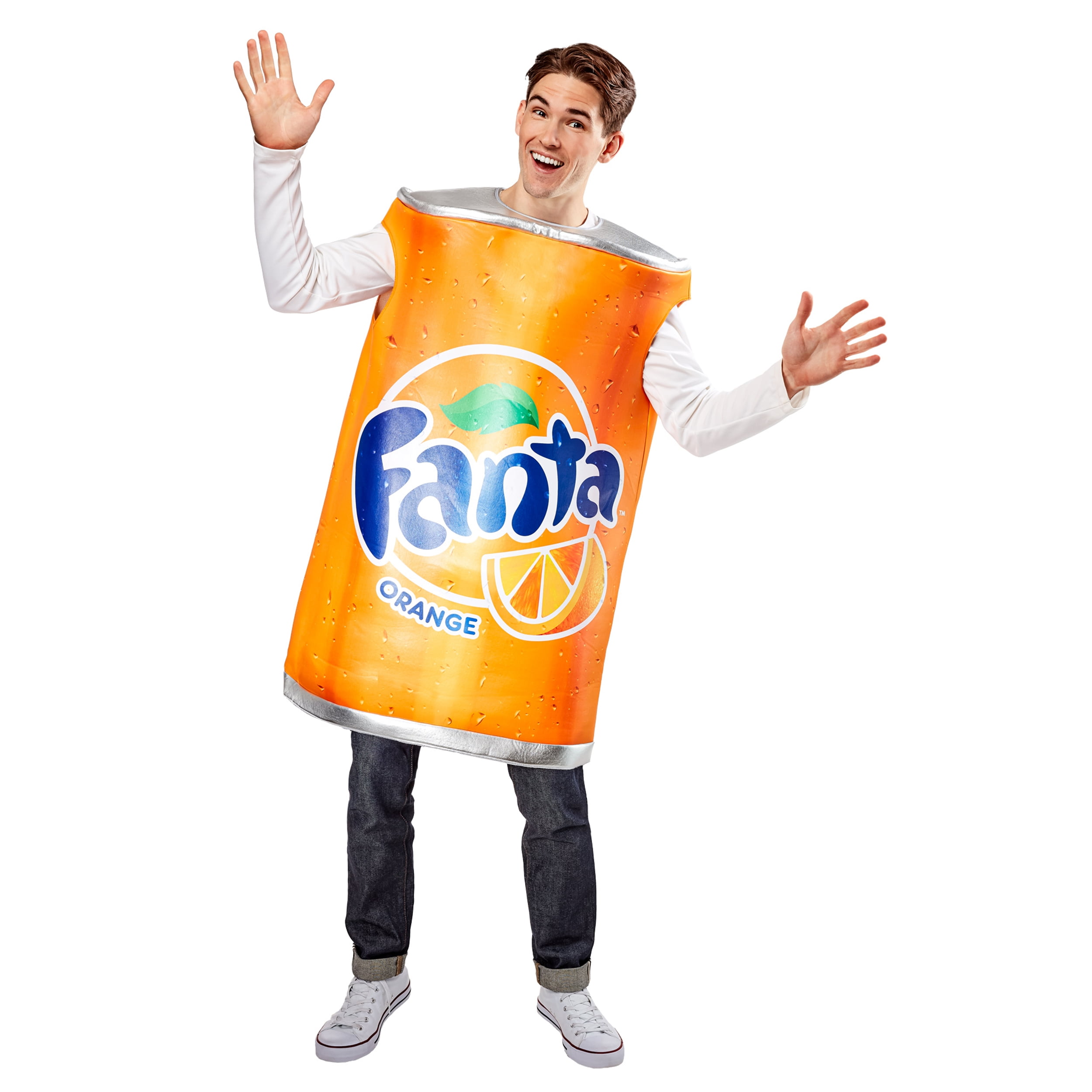 Fanta Orange Soda Can Costume for Adults by Rubies, One Size - Walmart.com