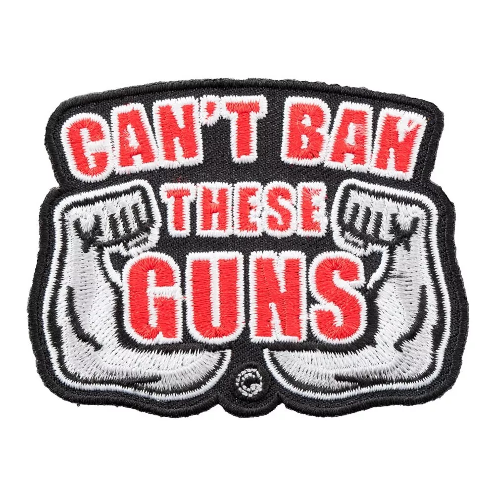 Can't Ban These Guns Red and White Big Muscles, Fitness Patches ...