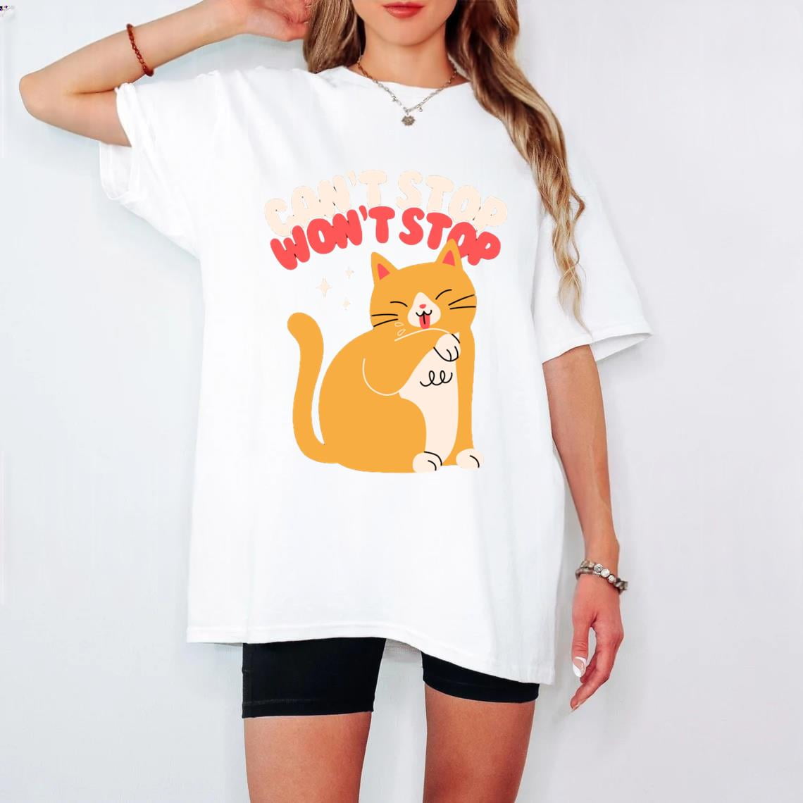 Can't Stop Won't Stop Funny Motivational Relentless Spirit T-Shirt ...