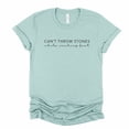 Can't Throw Stones While Washing Feet Unisex Christian Tee - Walmart.com