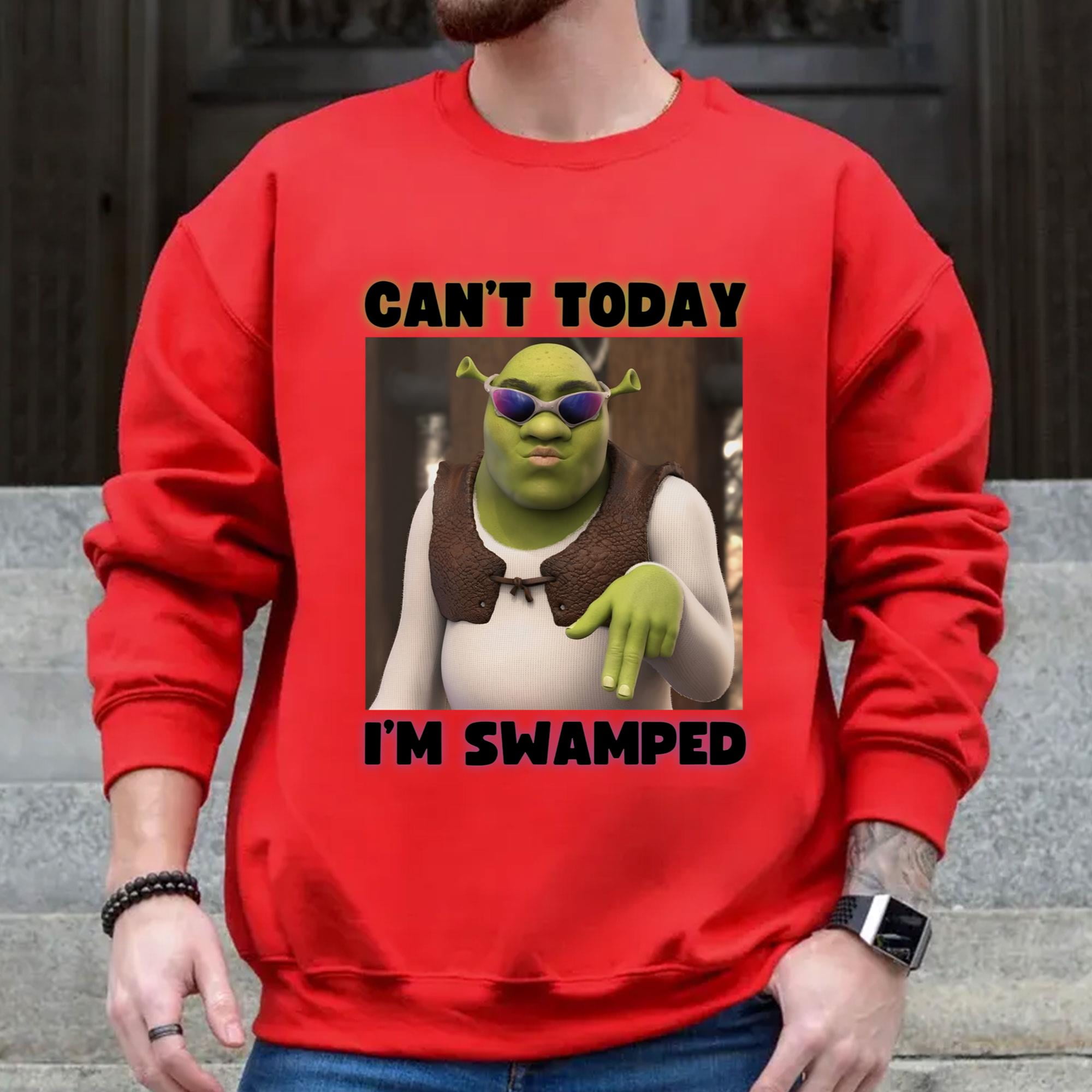 Can't Today I'm Swamped Meme Funny T Shirt, Cant Today Im Swamped Funny ...