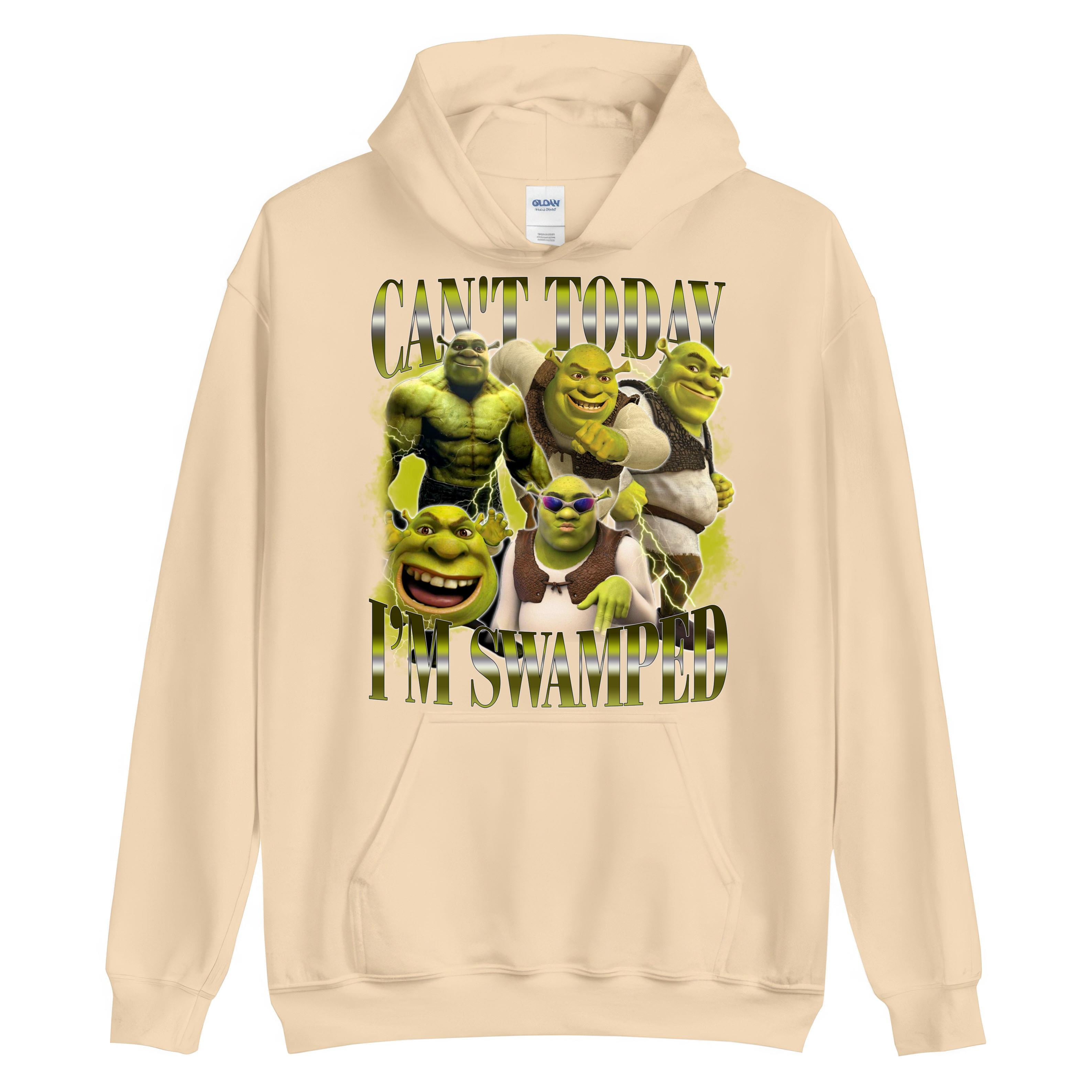 Can't Today I'm Swamped Shirt, Green Ogre Princess Bootleg Style Shirt ...