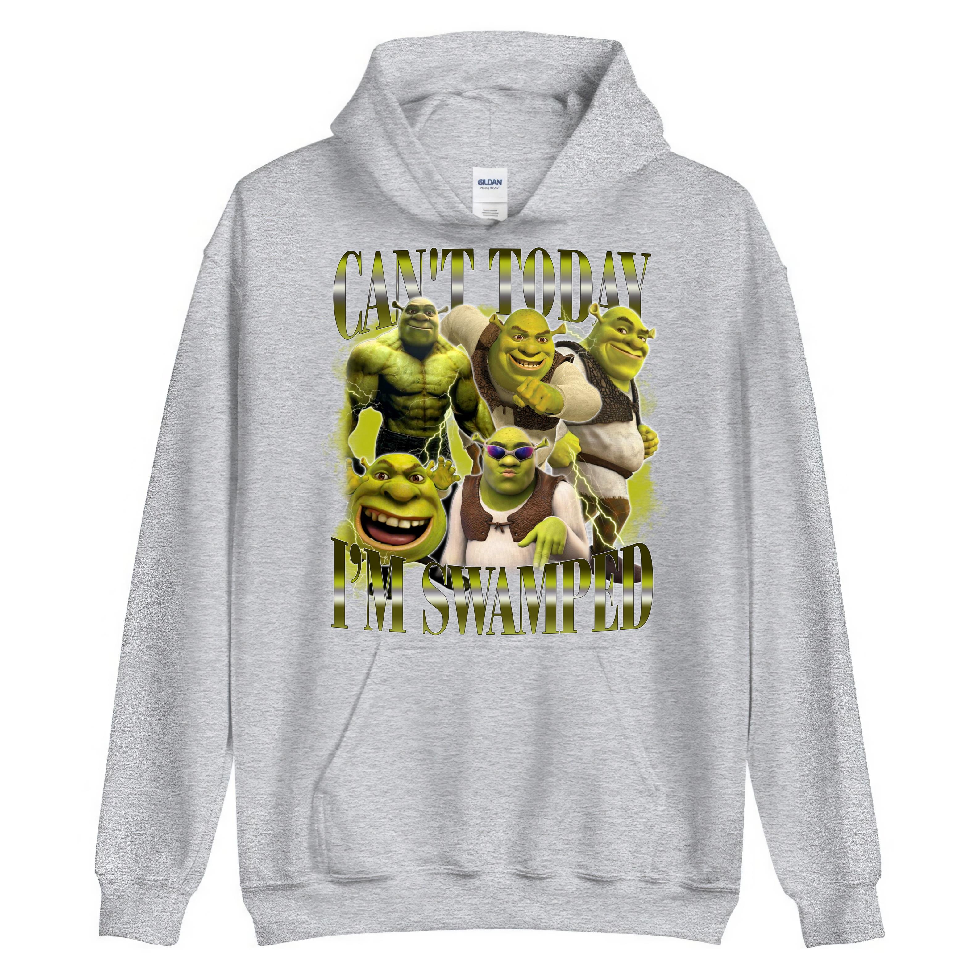 Can't Today I'm Swamped Shirt, Green Ogre Princess Bootleg Style Shirt ...