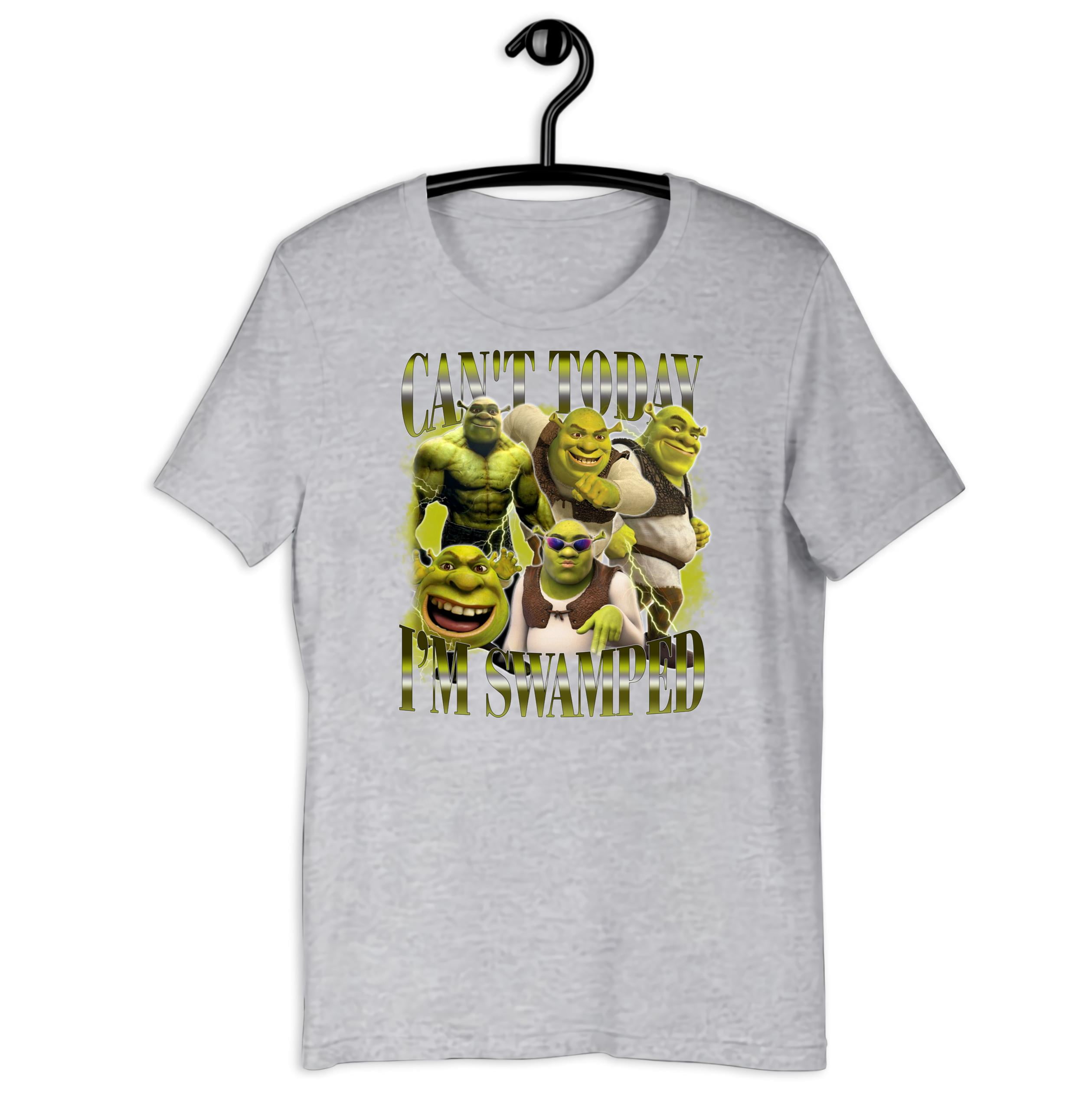 Can't Today I'm Swamped Shirt, Shrek Bootleg Fiona Princess Shirt ...