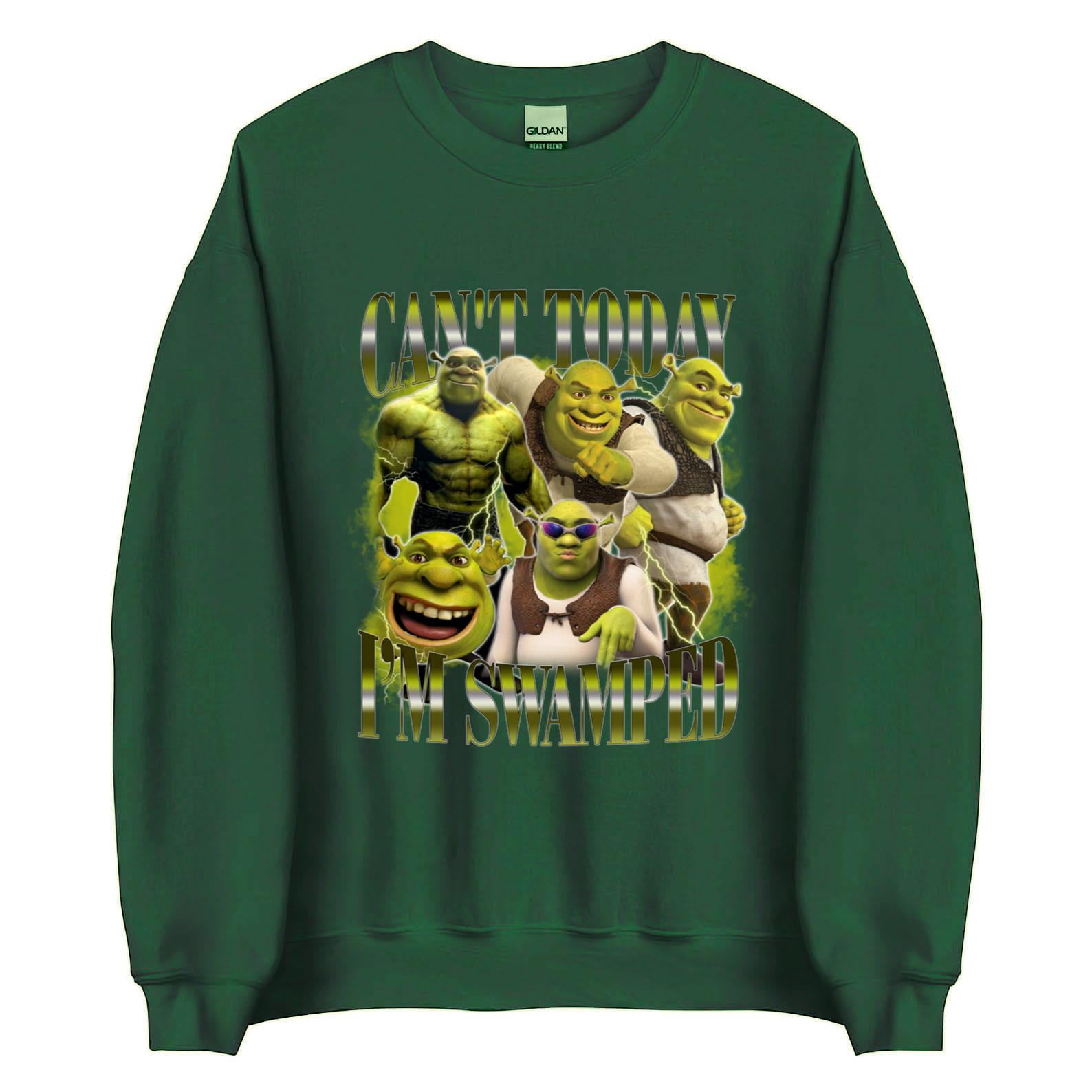 Can't Today I'm Swamped Shirt, Shrek Bootleg Fiona Princess Shirt ...