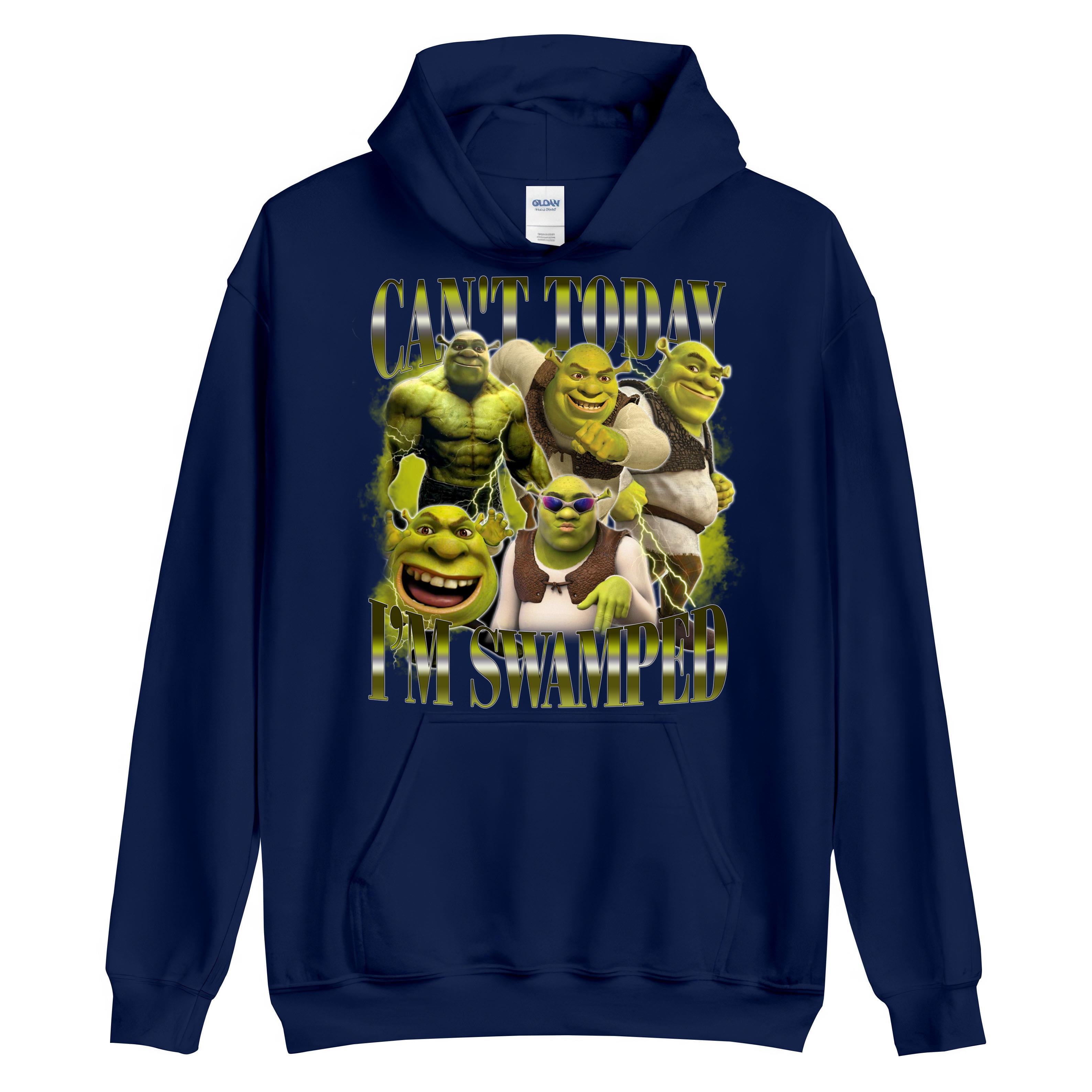 Can't Today I'm Swamped Shirt, Shrek Bootleg Fiona Princess Shirt ...