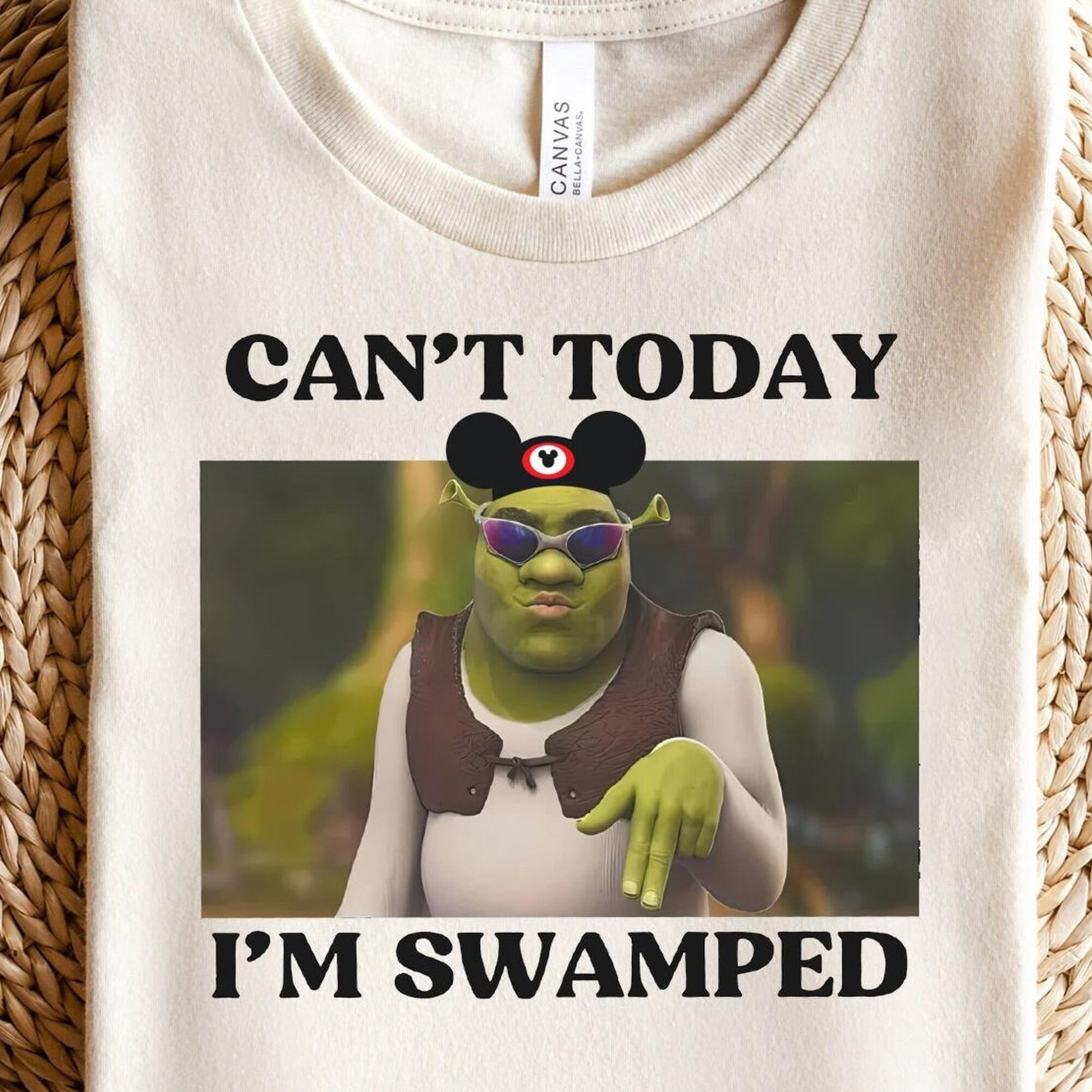 Can39T Today I39M Swamped Shirt Shrek And Fiona T-shirt Funny Shrek ...