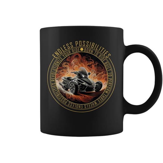 CanAm Spyder Three Wheels Rider Coffee Mugs - Walmart.com