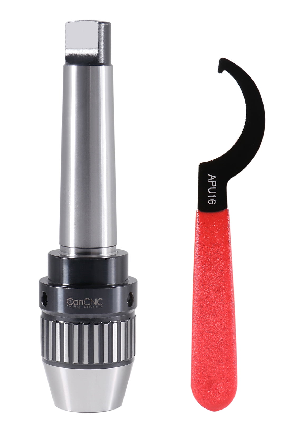 CanCNC Tooling Solutions 1/16-1/2" MT4 Precision Keyless Drill Chuck, Heavy-Duty with Integrated ...