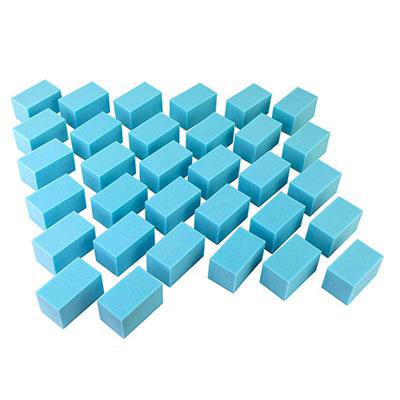 CanDo Hand Therapy Blocks, Blue (Medium), Pack of 32, Case of 5 ...