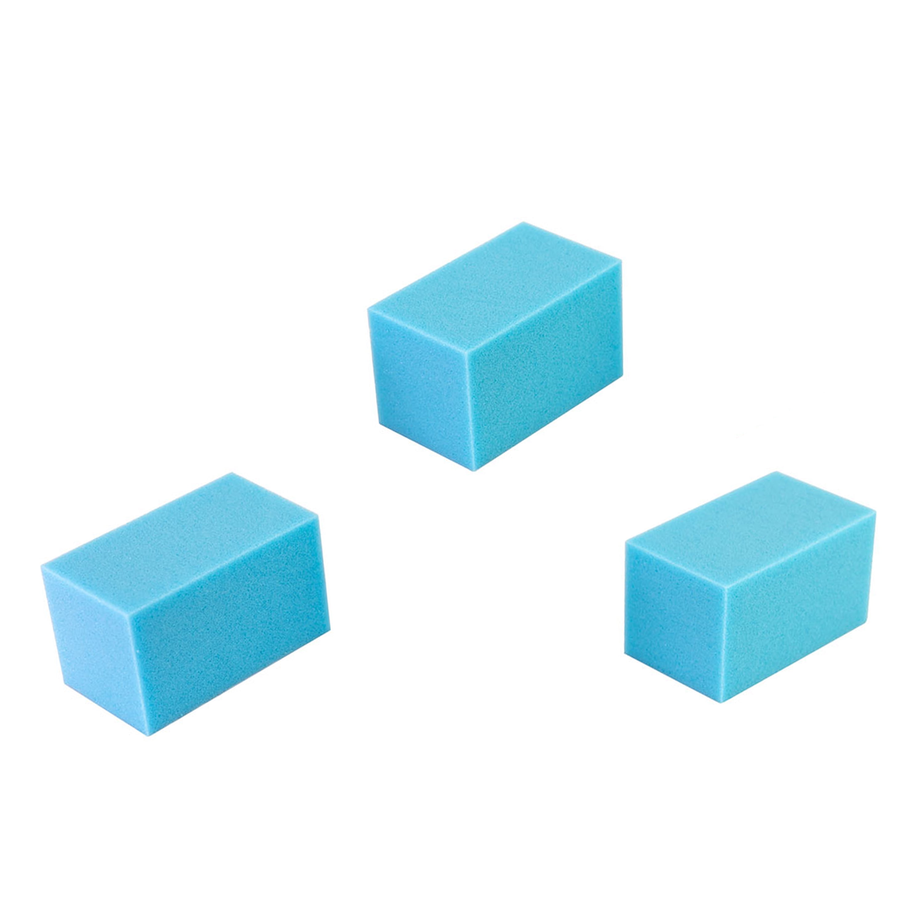 CanDo Hand Therapy Blocks, Blue (Medium), Pack of 3 - Walmart.com