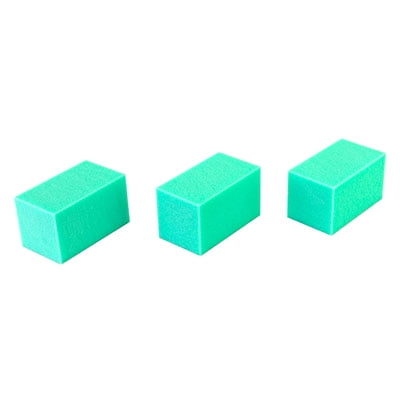 CanDo Hand Therapy Blocks, Firm (Green), Case of 40 Packs of 3 ...