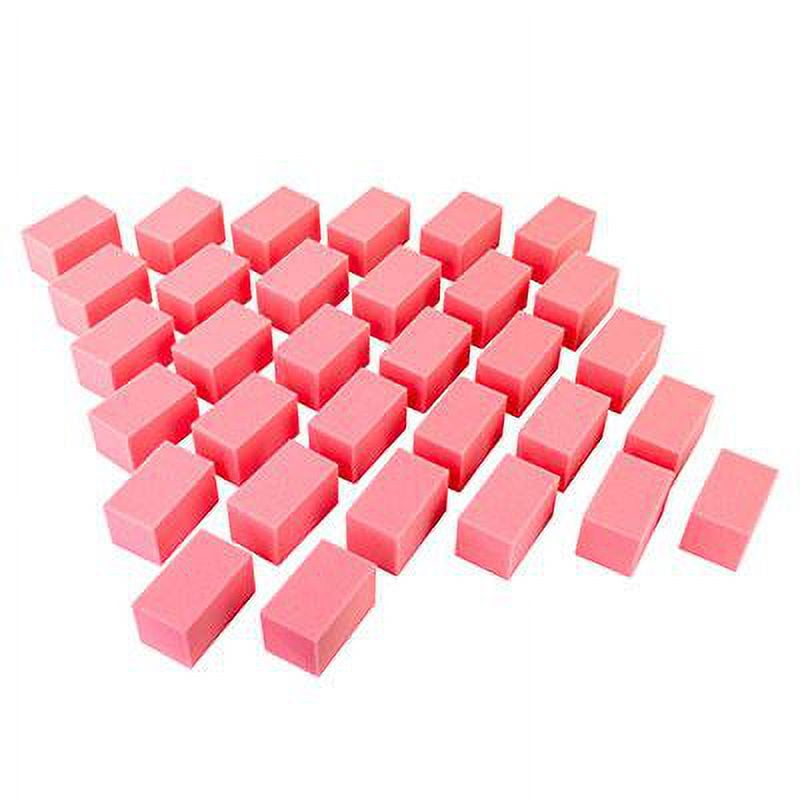 CanDo Hand Therapy Blocks, Pink (Soft), Pack of 32 - Walmart.com