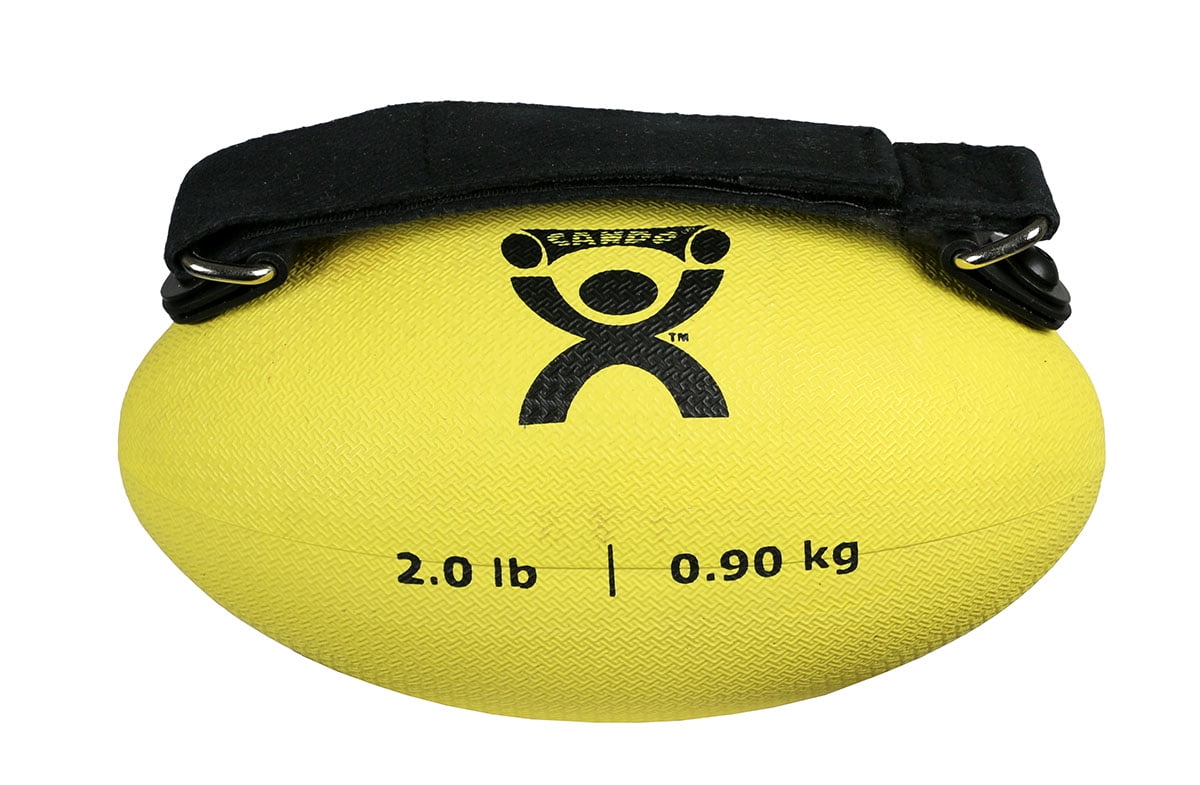 CanDo Handy Ball with Adjustable Strap, 2 Pound, Yellow - Walmart.com