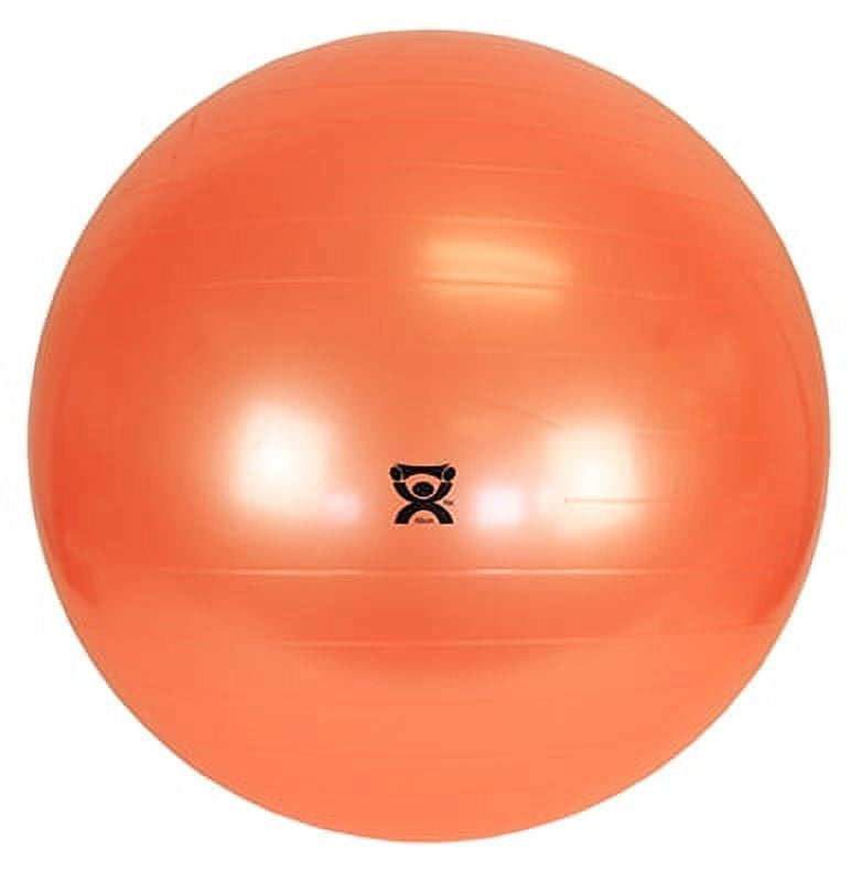 CanDo Inflatable Stability Exercise Yoga Ball - Orange - 22" (55 cm ...