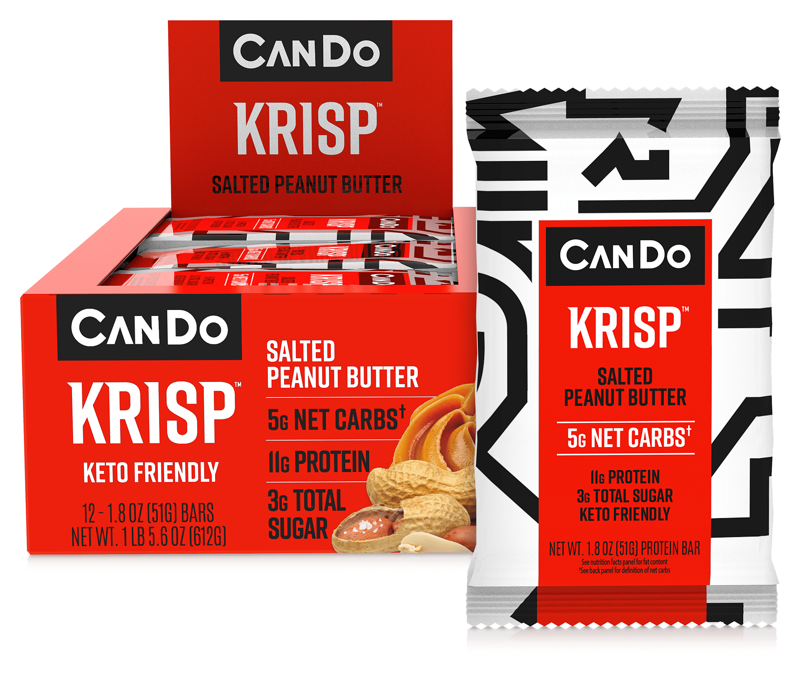 CanDo Keto Krisp Low Carb, Gluten Free, Sugar Free Protein-Rich Snack ...