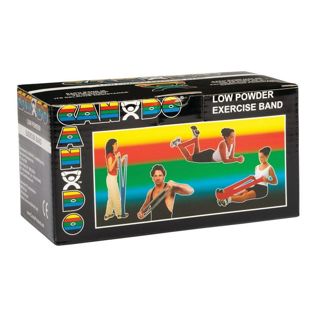 CanDo Low Powder Exercise Band, 6 yd Roll - Walmart.com