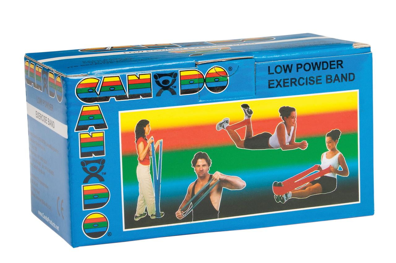 CanDo Low Powder Exercise Band, 6 yd Roll - Walmart.com