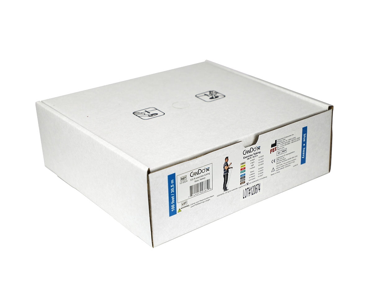 CanDo Low Powder Exercise Tubing 100\' Dispenser Roll - Walmart.com
