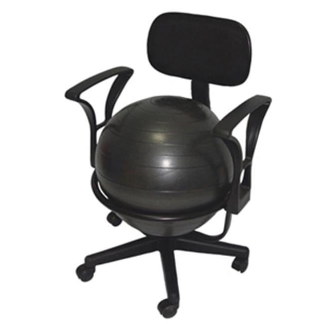 CanDo Metal Ball Chair, Ergonomic Active Seating, Balance Desk Support ...