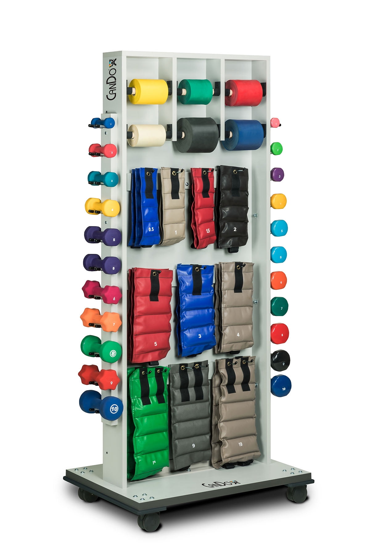 CanDo Mobile Weight Rack and Mirror Without Accessories - Walmart.com
