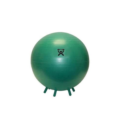 CanDo Non-Slip Inflatable Exercise Ball with Stability Feet - Walmart.com