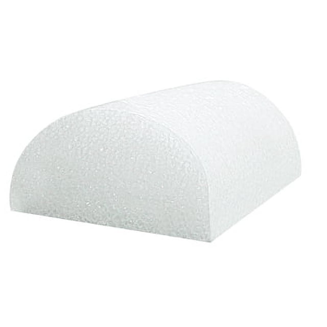 CanDo PE Professional Grade White Foam Roller Half-Round - Walmart ...