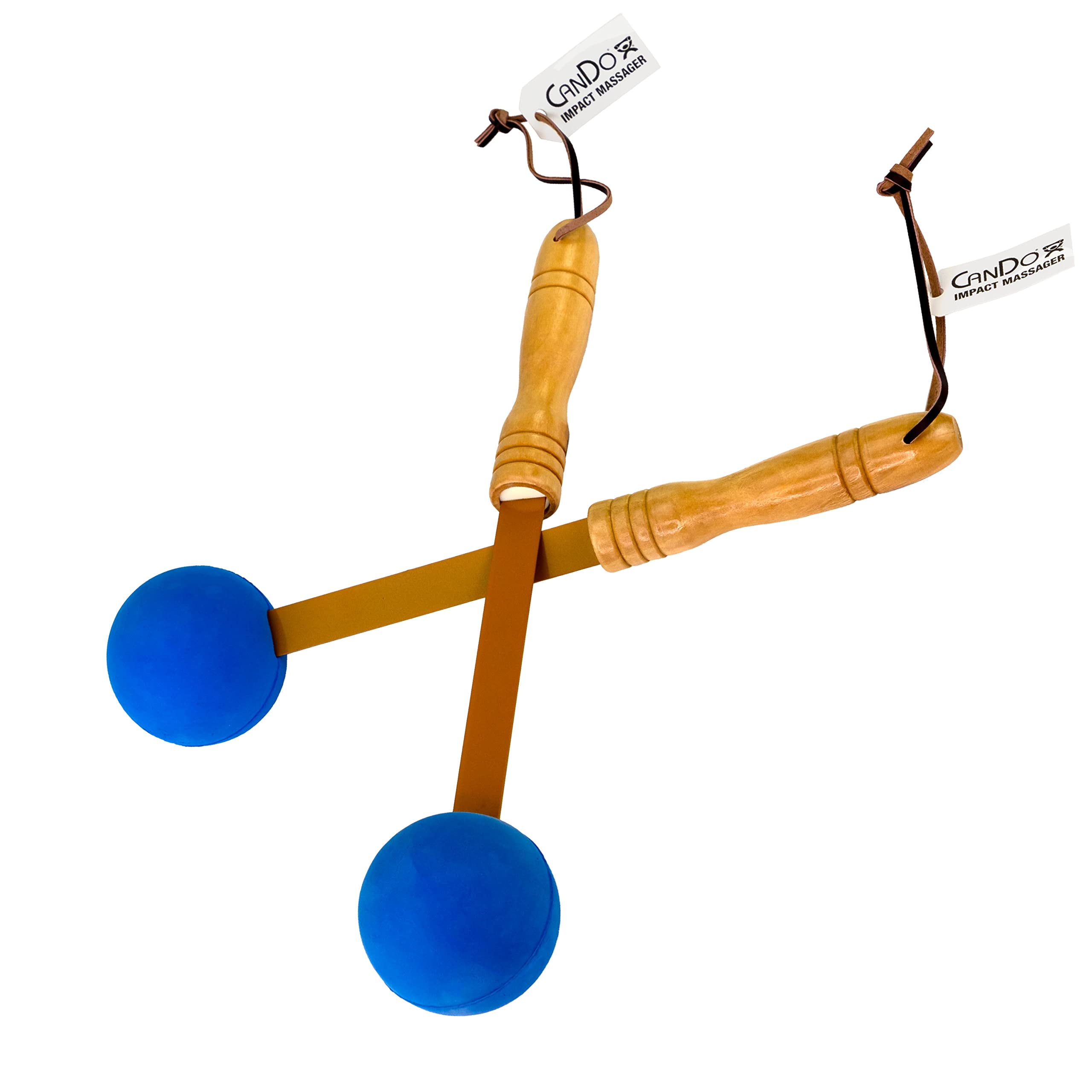 CanDo Percussion Massagers 2 Pack Manual Ball Massage, Flexible Stick ...