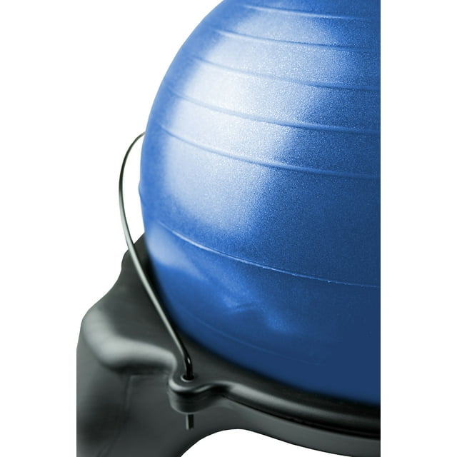 CanDo Plastic Ball Stool - Inflatable Ergonomic Backless Exercise Ball ...