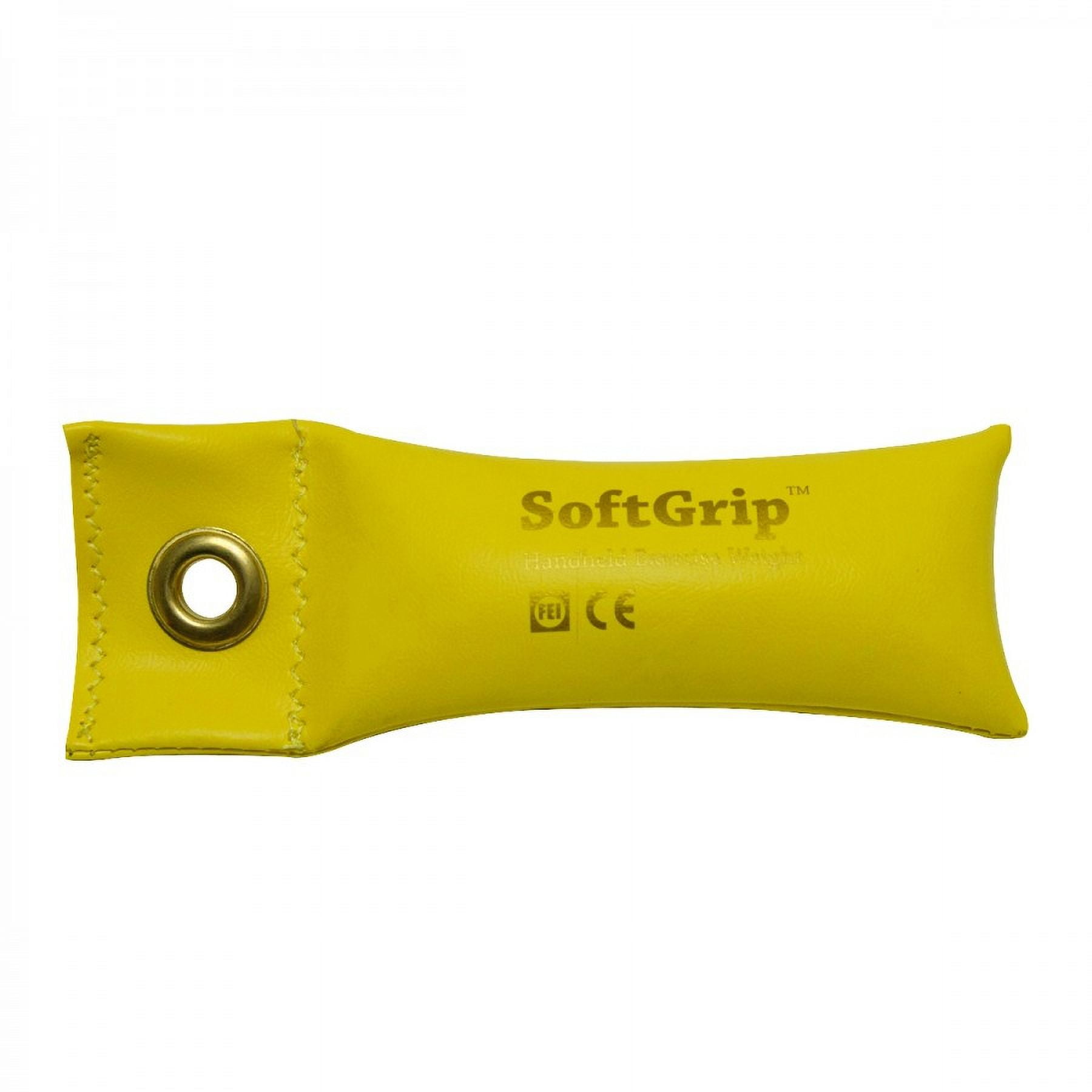 CanDo SoftGrip Hand Weight - 1 lb - Yellow - Walmart.com