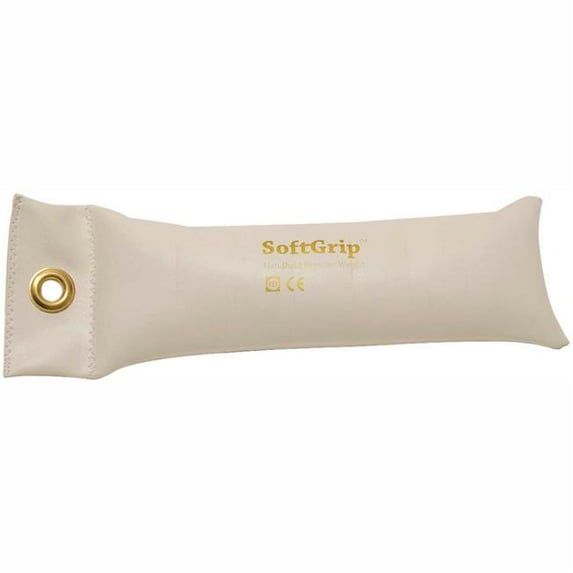 CanDo SoftGrip Hand Weight - 4 lb - Silver - Walmart.com