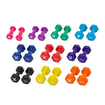 Body Solid Grey Hex Dumbbell Weights Set, 5-50 lb - Walmart.com
