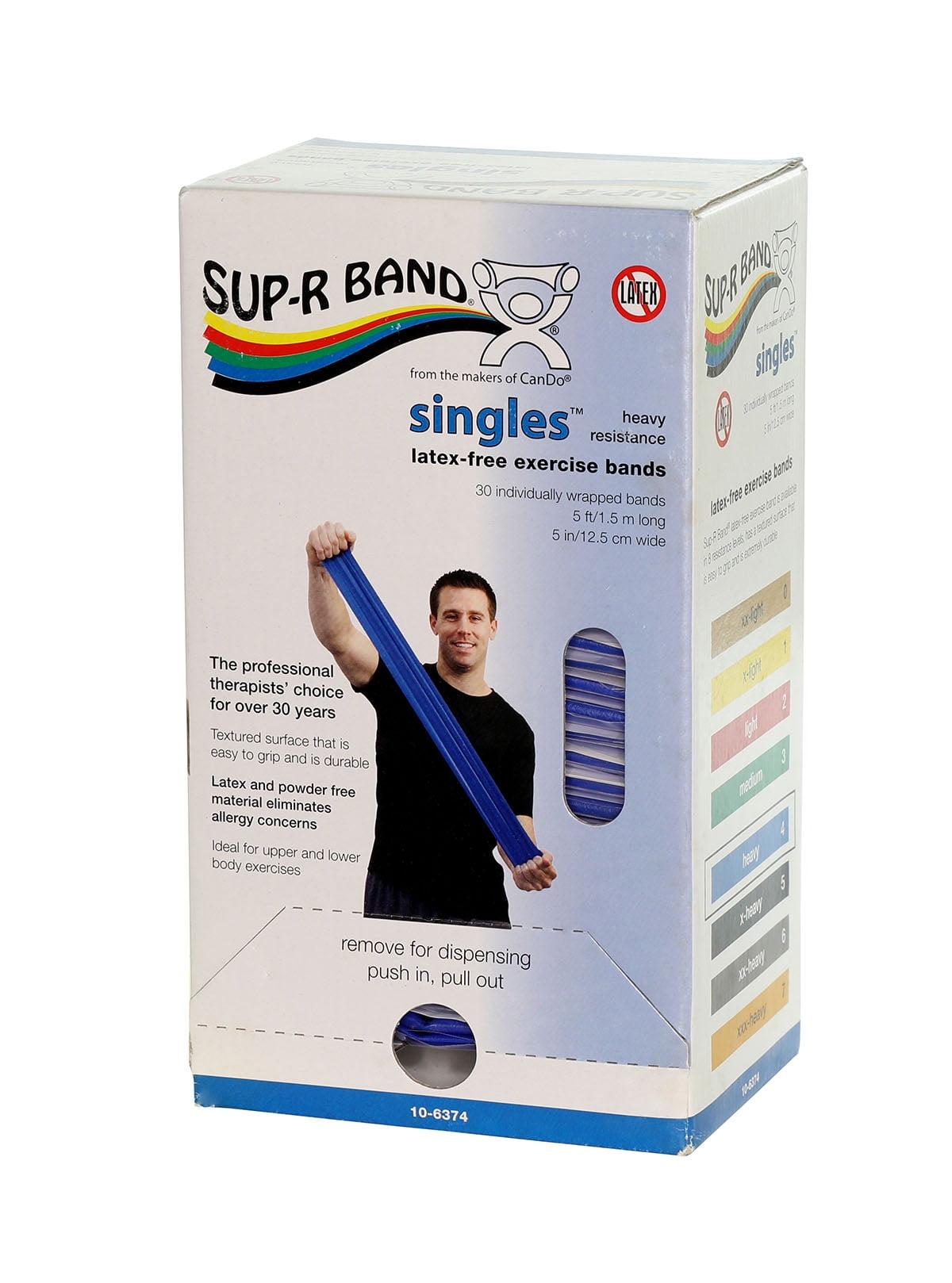 CanDo Sup-R Band Latex Free Exercise Band - Walmart.com