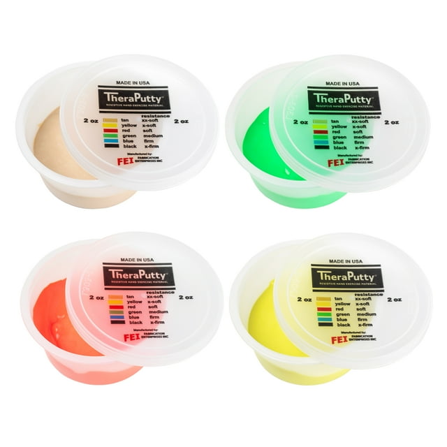 CanDo TheraPutty Scented Hand Exercise Putty Kit For Rehabilitation, Exercises, Hand Therapy ...