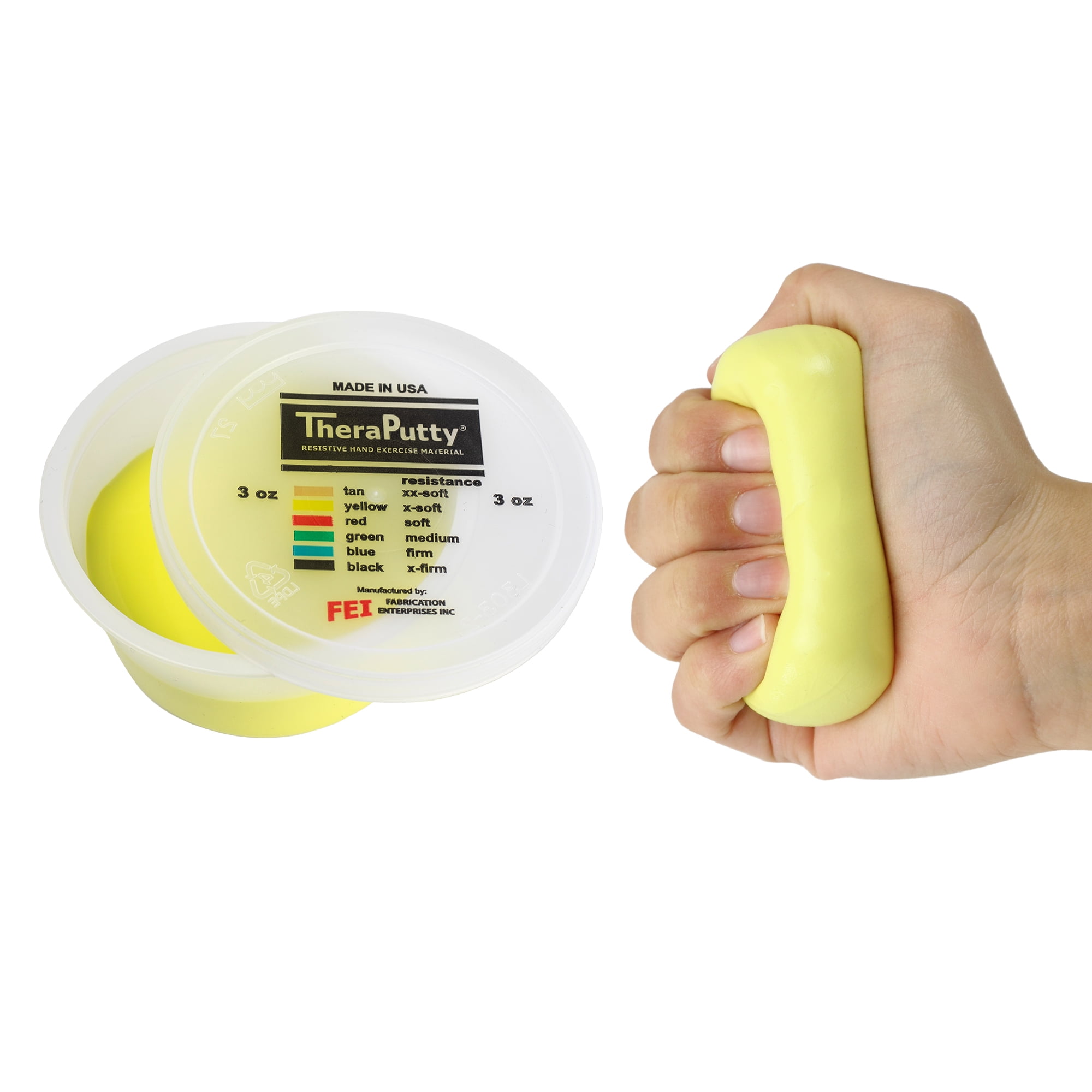 CanDo TheraPutty Standard Hand Exercise Putty For Rehabilitation ...