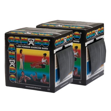 CanDo tubing exerciser with ankle cuffs, silver - Walmart.com