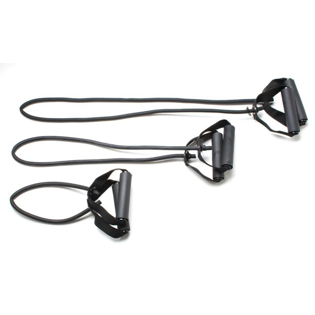 CanDo exercise Tubing-with-Handles, full body set (1 ea: 18", 36", 48 ...