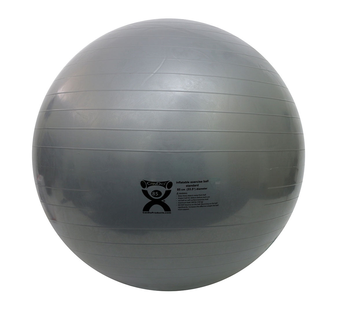 CanDo inflatable ABS ball, 85 cm (33.5 in), silver - Walmart.com