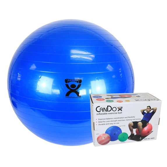 CanDo inflatable ball, blue, 85 cm (34"), boxed - Walmart.com