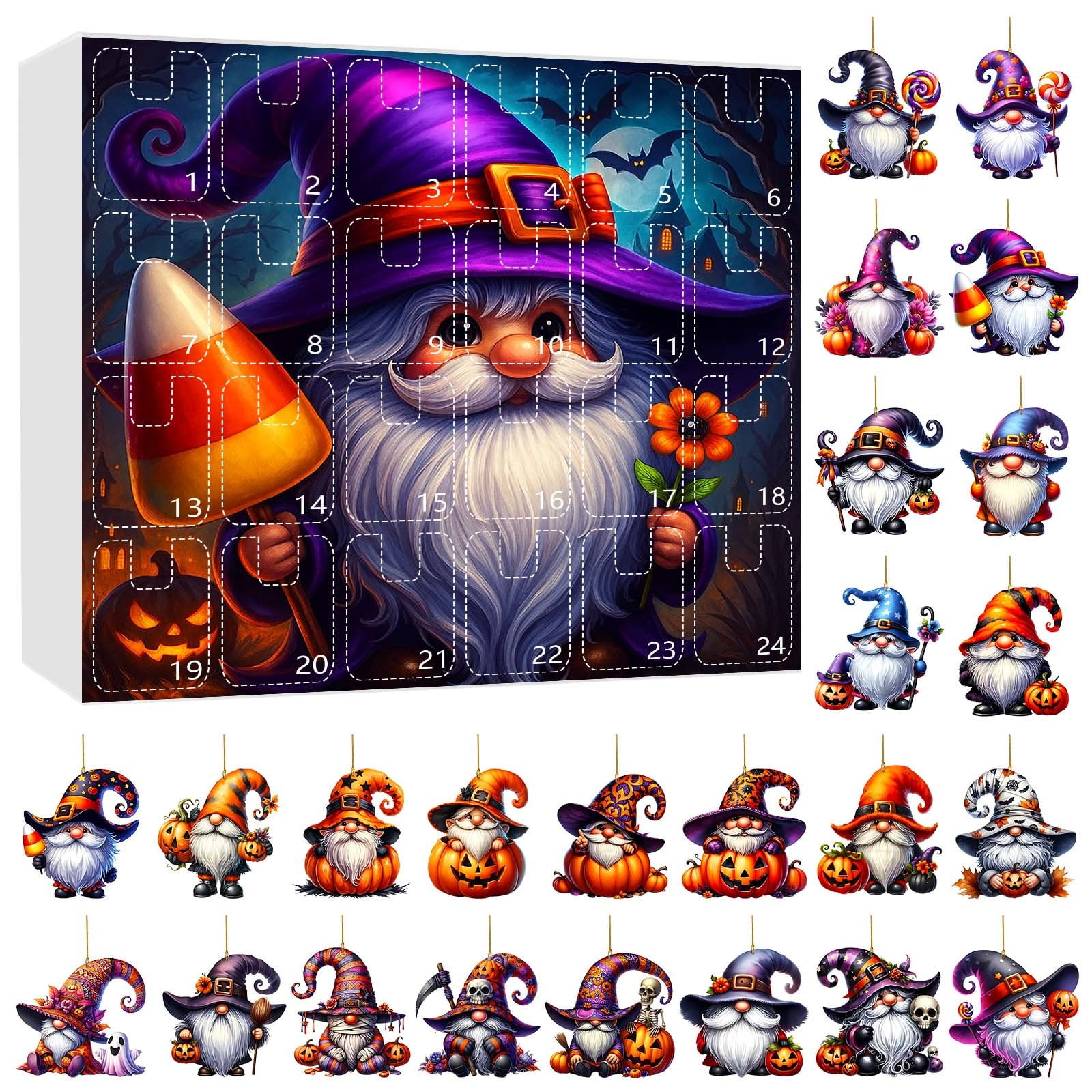 CanGonggg Halloween 2D Countdown Halloween 2D Acrylic Halloween ...