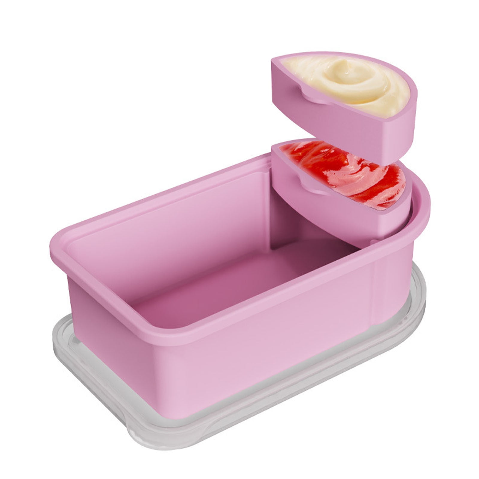 CanGonggg Reusable Silicone Food Storage Containers With Lids Leakproof ...