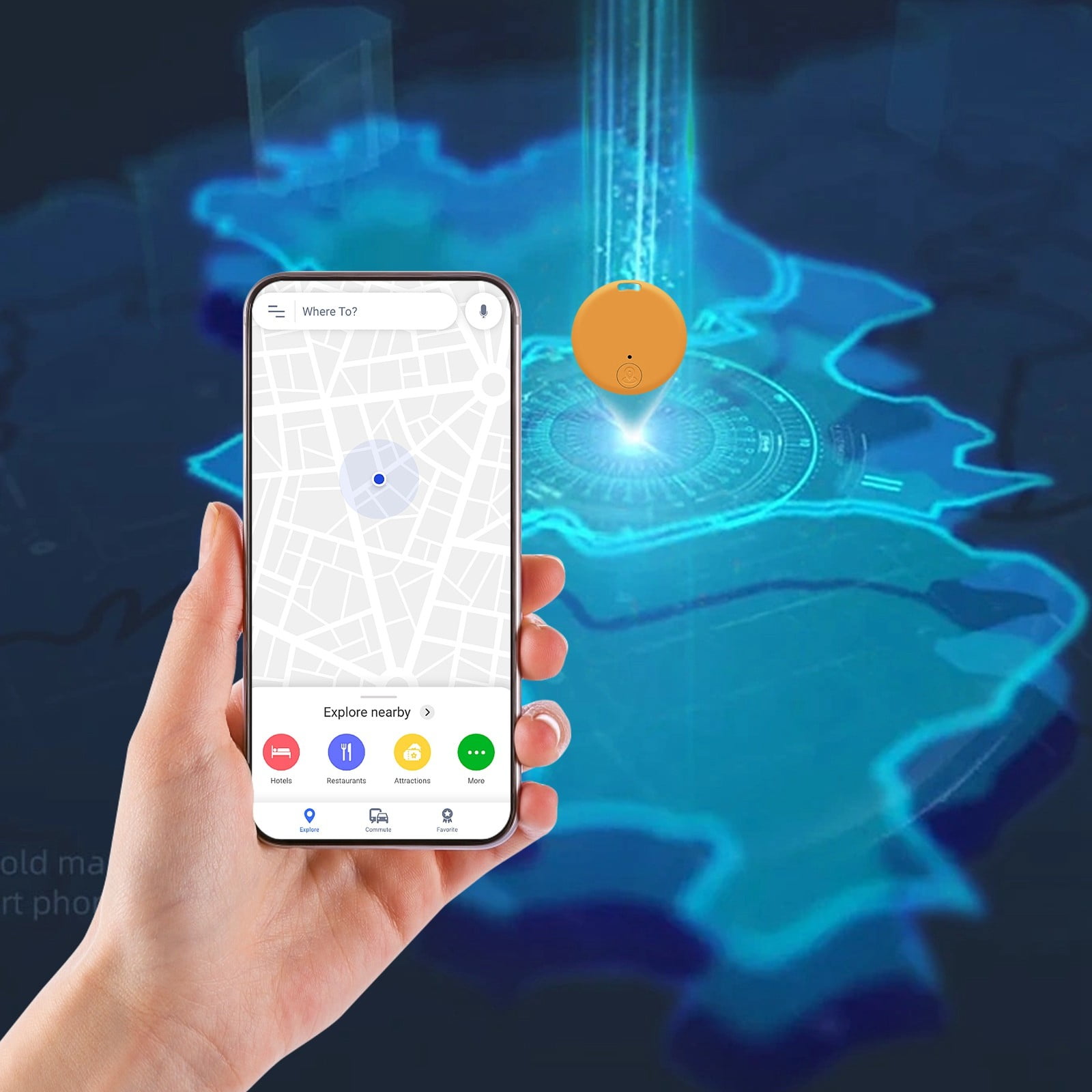 CanGonggg Smart 5.0 Lost Round Key Finder With App Support For Keys ...