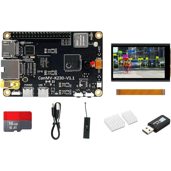 CanMV-K230 64-bit RISC-V Single Board Computer 512MB LPDDR3 Supports ...