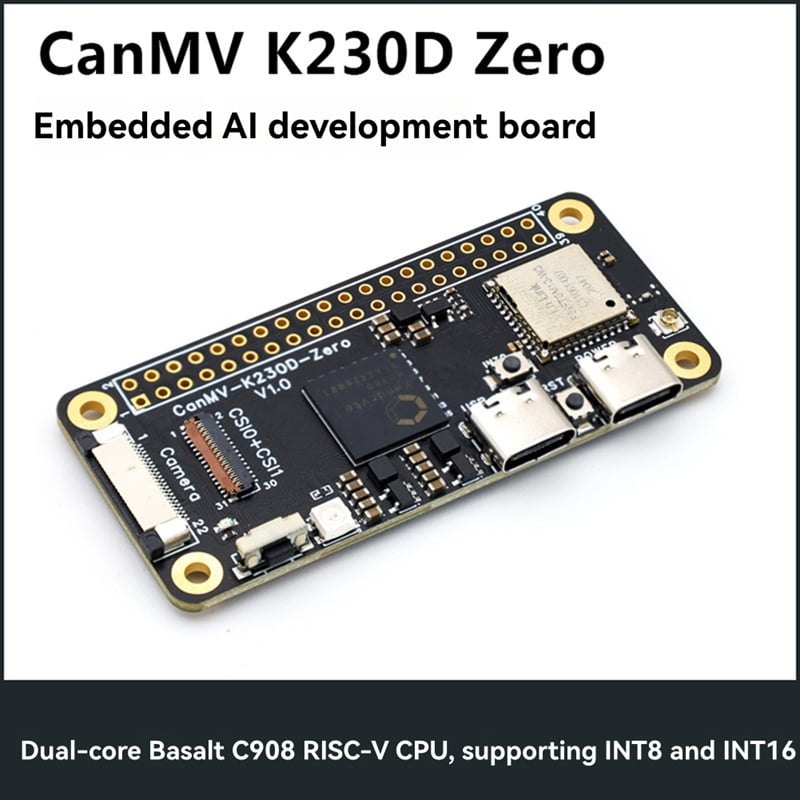 CanMV K230D ZERO Development Board Machine Board AI RISC-V Motherboard Artificial Intelligence ...