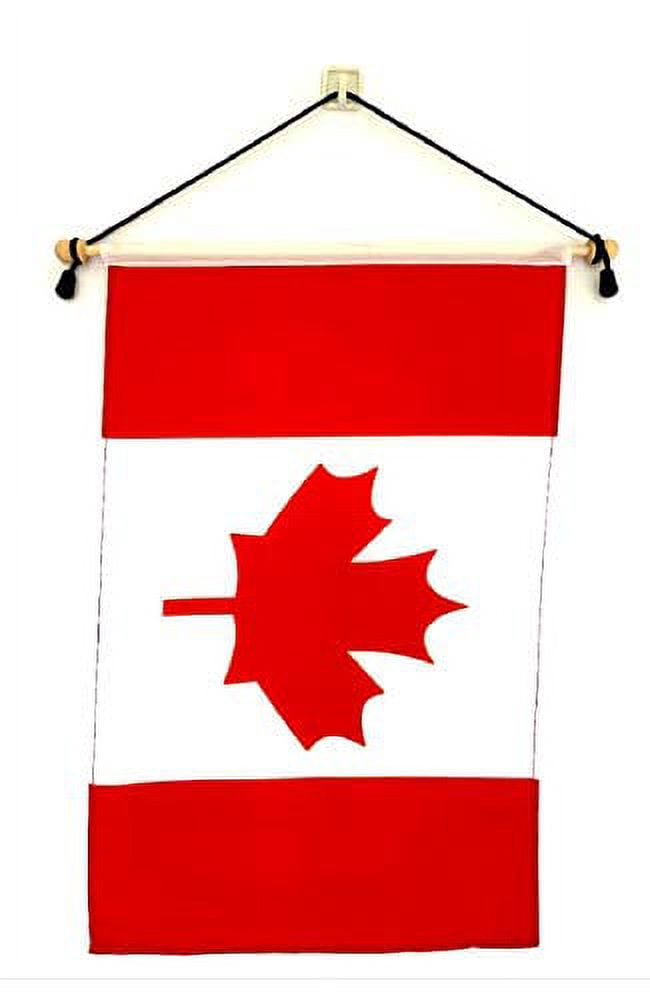 Canada 12"x18" Polyester Wall Banner Flags, 12 x18 Canadian Wall or ...